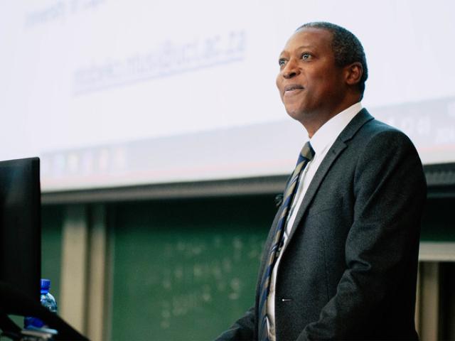 Professor Ntobeko Ntusi delivers valedictory address | Development & Alumni Professor Ntobeko Ntusi delivers valedictory address | Development & Alumni